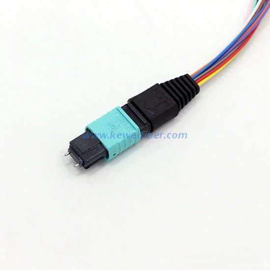 8/12/24cores MPO male-LC/SC/FC/ST Fan-out 0.9mm 35cm patch cable for ...