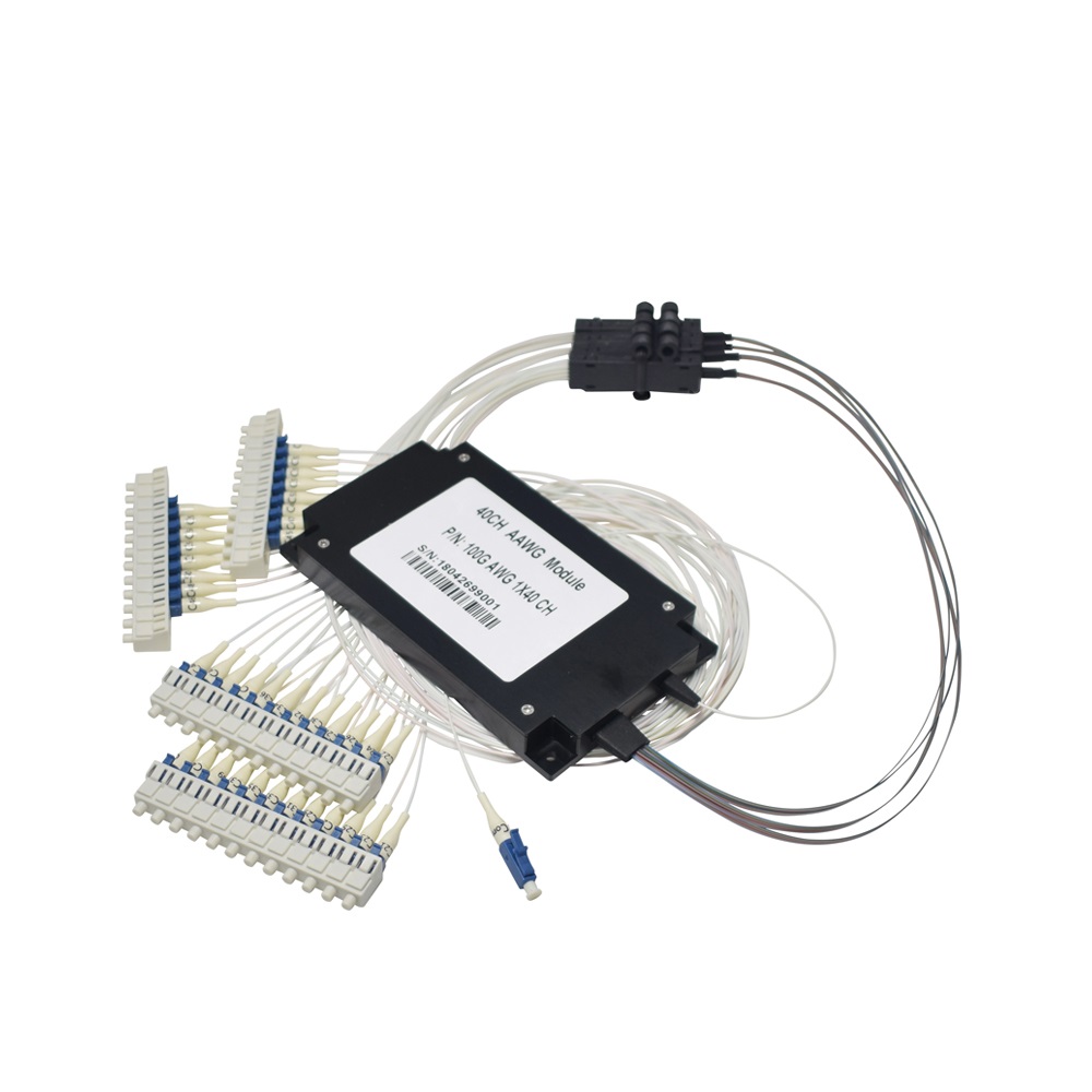 100GHz Athermal Arrayed Waveguide Grating Module 40 Channel 100G AAWG ...