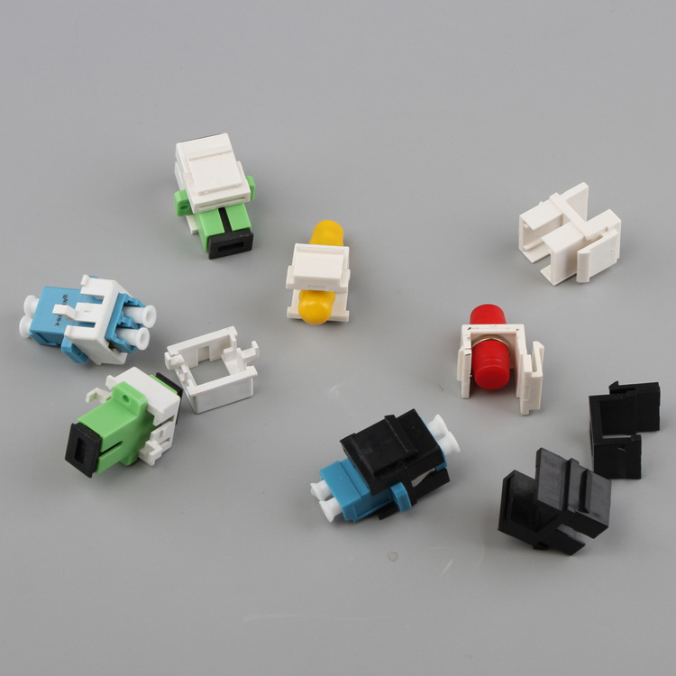 Fiber optic keystone jack for network panel - Buy sc apc, mtp mpo, lc ...